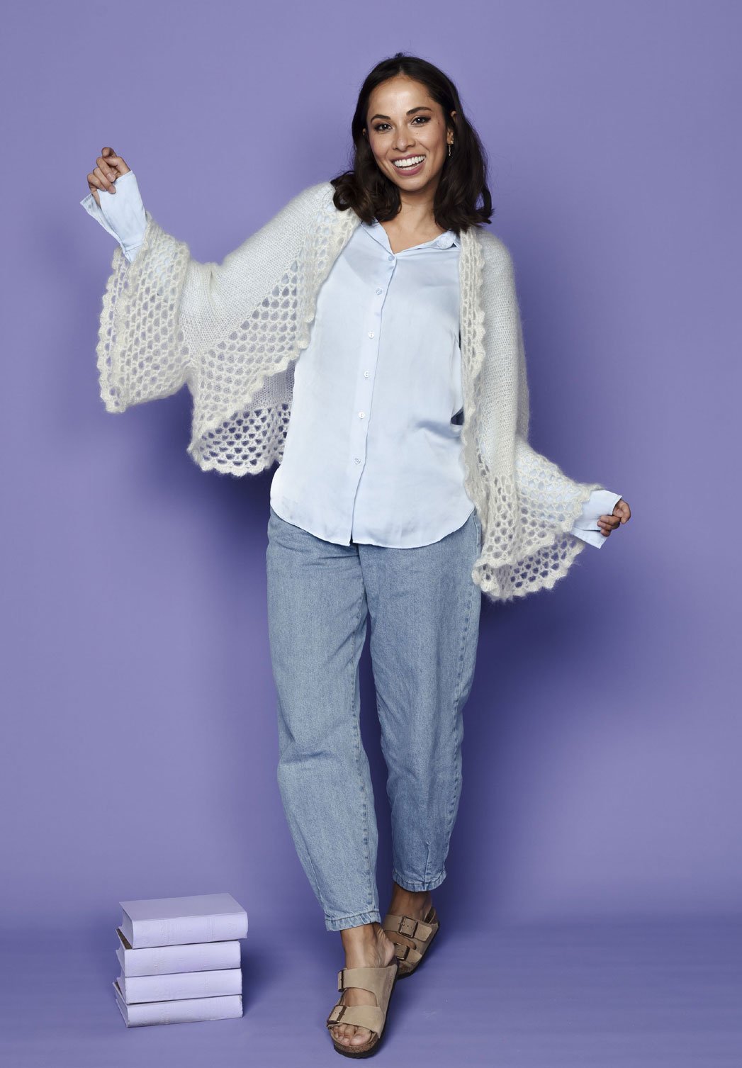 Silk Kid Mohair Strikkeopskrift 2583 Vera - Hjertegarn ...